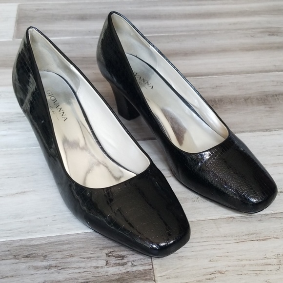 Giovanna Signature | Shoes | Giovanna Signature Snake Skin Block Heels ...